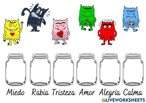 El Monstruo De Colores Free Activity Actividades Emociones Emociones