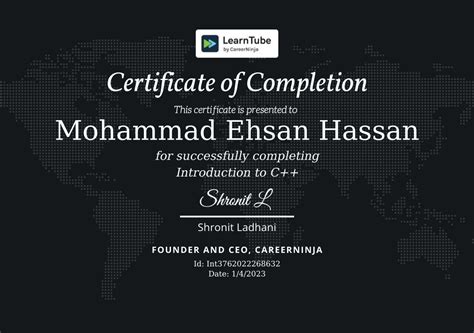 Mohammad Ehsan Hassan On Linkedin Im Happy To Share That Ive
