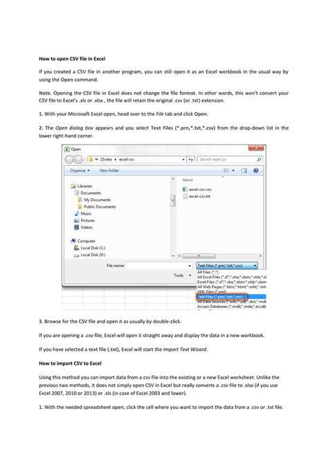 How To Open CSV File In Excel If You Created A CSV File In Another