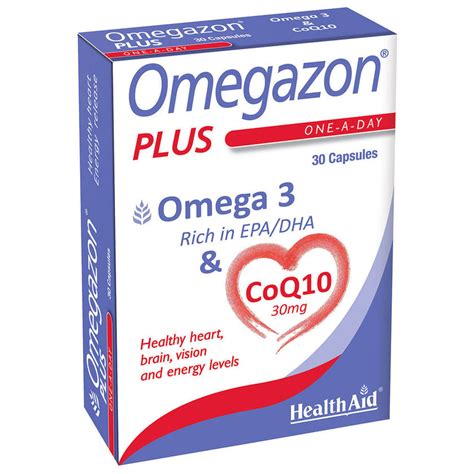 Healthaid Omegazon Plus Coq10 Capsules Health And More Ltd