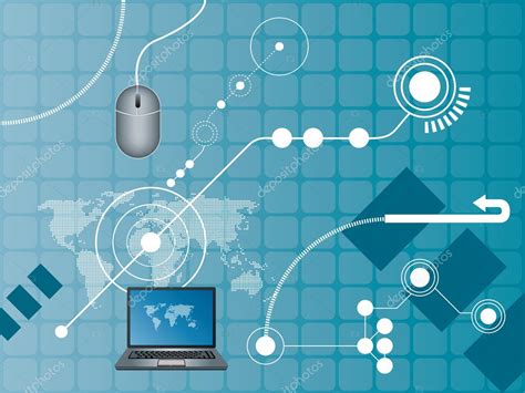 Background Technology — Stock Vector © Cifotart 1895617 Technology