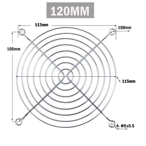 Metal Fan Grill Pc Fan Cover 4cm 6cm 8cm 12cm 14cm For Pc