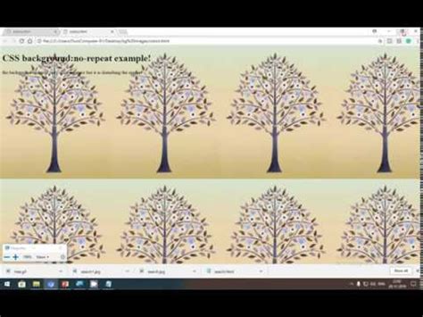 No Repeat In Css Background Repeat Lesson Part YouTube