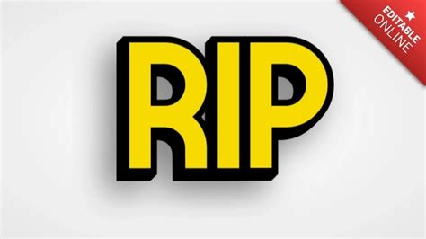 Rip Text Effect Generator