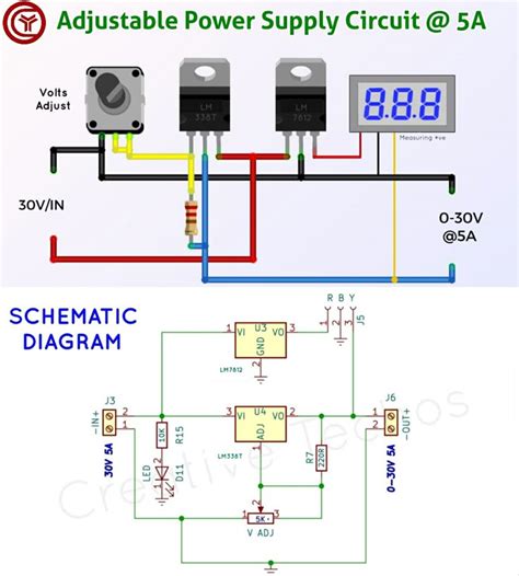 Adjustable Voltage Regulator Circuit 5a Adjustable Voltage Regulator