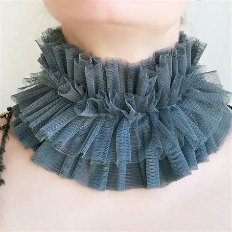 Womens Ruffle Collars Etsy