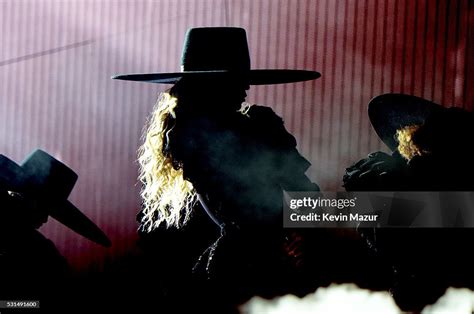 Entertainer Beyonce Performs Onstage During The Formation World