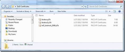 How To Install Dod Root Certificates On Windows Cannot Access Dco