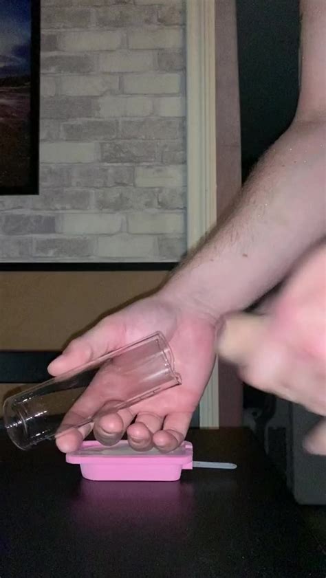 Cumshot On Frozen Cum