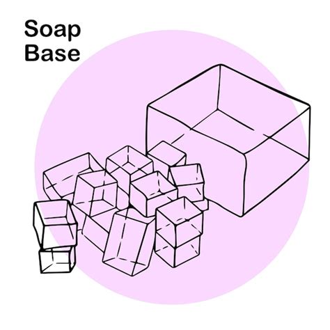 Premium Vector Piece Of Soap Base And Sliced Soap For Making Handmade