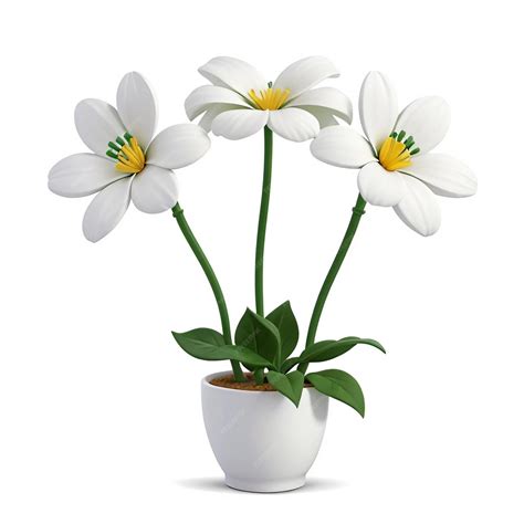 Premium Ai Image 3d Plant Plant Render Flower