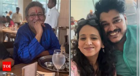 Swanandi Tikekar Enjoys Having Lunch With Father Uday Tikekar And