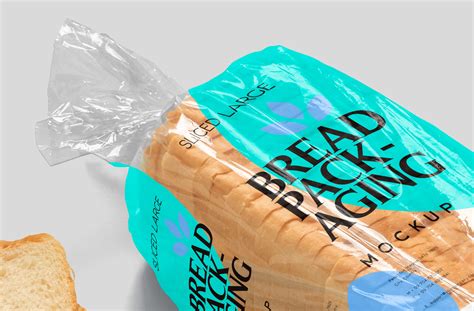 Bread Packaging Mockup With Slices Zippypixels