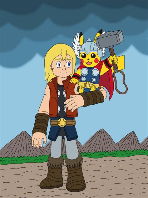 Thor And His Pikachu By Mcsaurus On Deviantart