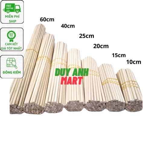 Que Tre Tròn Trang Trí Decor Handmade Đồ Chơi Que Tính Diy
