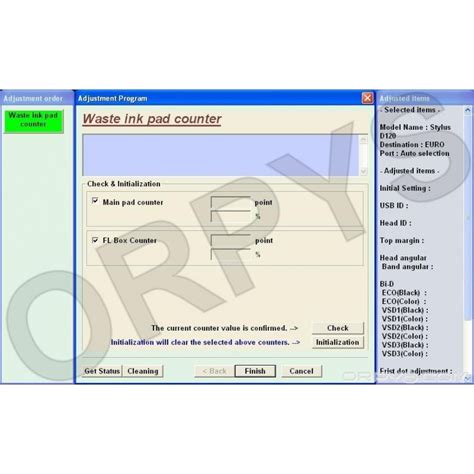 Epson D120 Adjustment Program Orpys