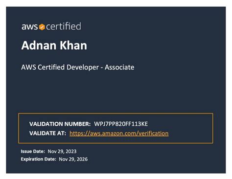 Adnan Khan On Linkedin 🚀exciting News Ive Just Achieved Aws