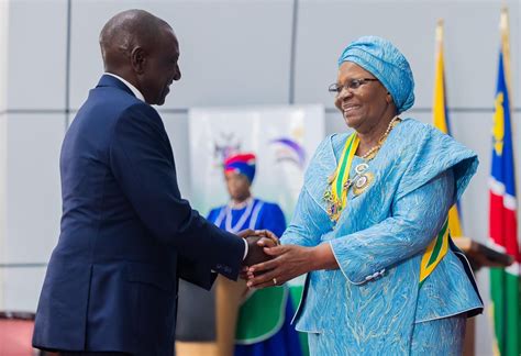 Netumbo Nandi Ndaitwah Sworn In As Namibias First Female President