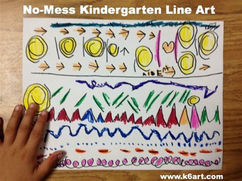 No Mess Kindergarten Line Art K 6 Artk 6 Art