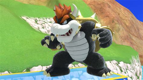 Black And White Bowser Super Smash Bros Brawl Mod For Super Smash Bros