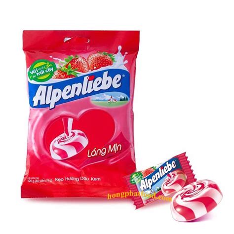 Alpenliebe Strawberry And Cream Hard Candy 1155g Hong Phat