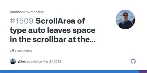 ScrollArea Of Type Auto Leaves Space In The Scrollbar At The Bottom When It Shouldn T Issue