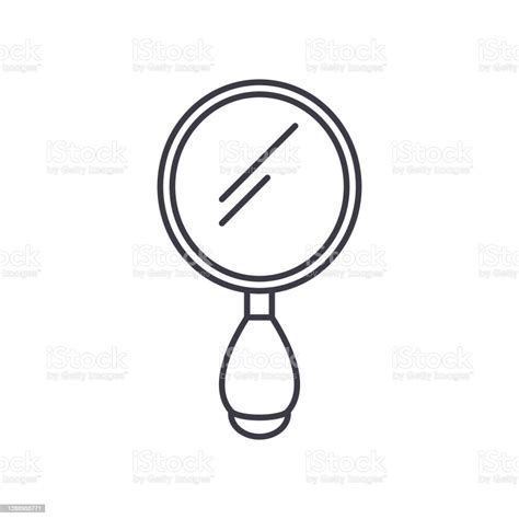 미러 이미지 아이콘 선형 격리 된 그림 얇은 선 벡터 웹 디자인 기호 흰색 배경에 편집 가능한 스트로크와 개요 개념 기호 0명에 대한 스톡 벡터 아트 및 기타 이미지