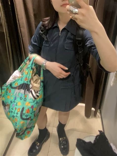 rupyo｜a p c のワンピースを使ったコーディネート wear