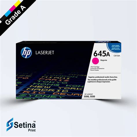 کارتریج لیزری رنگی Hp 645a رنگ قرمز ستینا پرینت