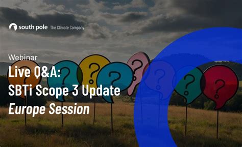 Live Q&A on SBTi Scope 3 Update
