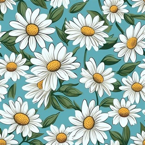 Premium Ai Image Digital Art Daisy Graphic For Creative Expression