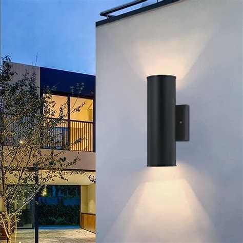 Modern 125 Inch Led Cylinders Outdoor Wall Sconce Bed Bath And Beyond