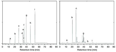 Hplc Chromatograms Of Reference Materials A And Samples B A