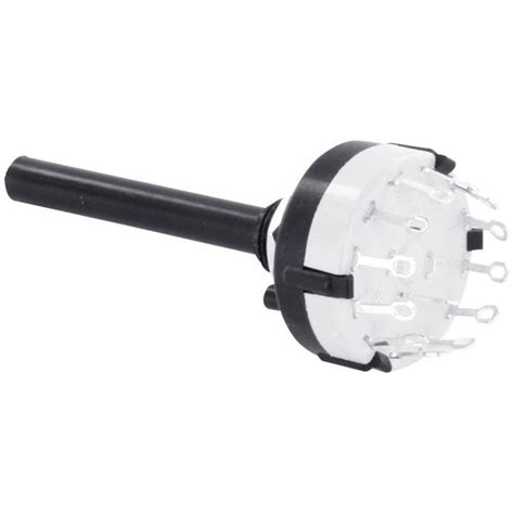 Trucomponents 783116 Rotary Switch Pcb Mount 3 Positions Non Illuminated Rapid Electronics