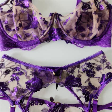Beautiful Whitney Purple Honey Birdette Set 10f Depop