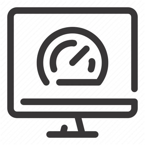 Dashboard Performance Analytics Report Online Computer Technology Icon Download On