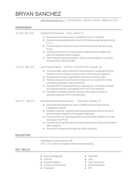 What Does An Assistant Project Engineer Do Zippia