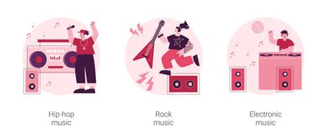 Music Preference Abstract Concept Royalty Free Vector Image