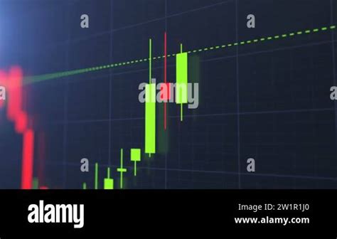 Stock Market Chart Beautiful 3d Animation Of Japanese Candlestick Graph In Timelapse Seamless