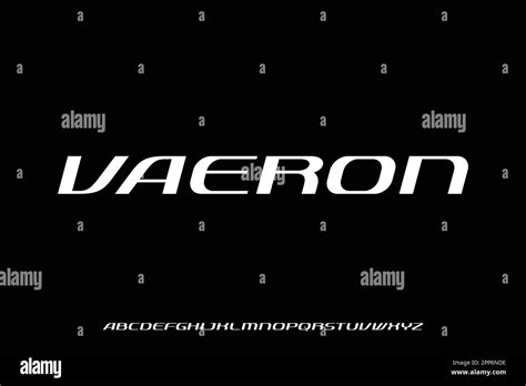 modern sporty alphabets set display font vector stock vector image