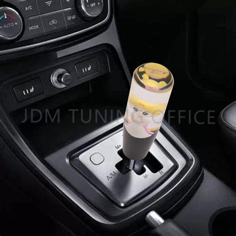 Universal Jdm Pretty Girls Acrylic Gear Shift Knob Cartoon Kawaii Anime
