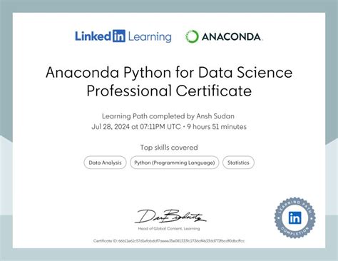 ansh sudan on linkedin certificate of completion
