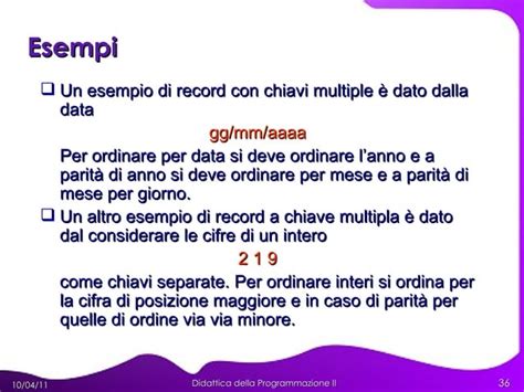 Algoritmi Di Ordinamento Ppt