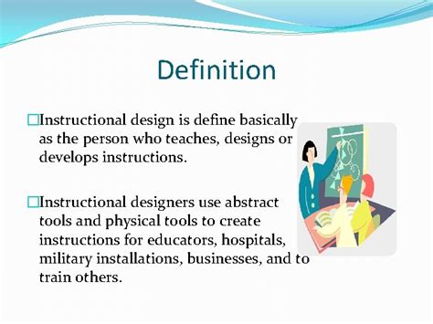 Instructional Design By Mario Carrizo Definition Instructional Design
