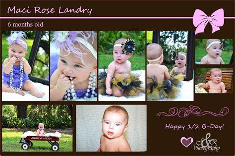Jandr Photography New Orleans Happy Half Birthday To Maci Rose