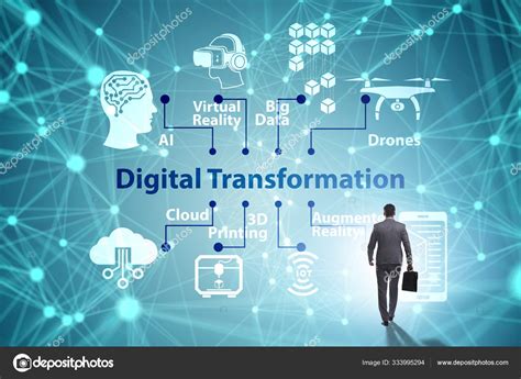 Digital Transformation And Digitalization Technology Concept Stock