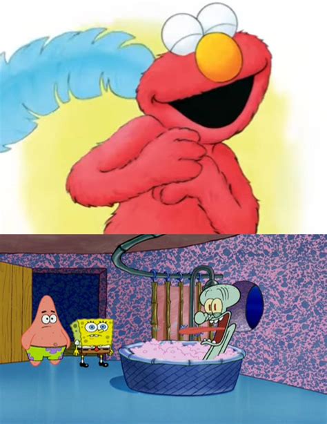 Elmo Laughs At Squidward Screaming By Serenityayala15 On Deviantart
