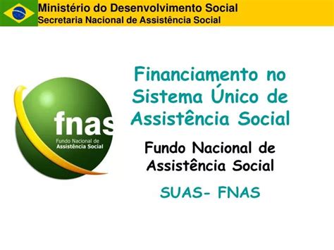 Ppt Ministério Do Desenvolvimento Social Secretaria Nacional De