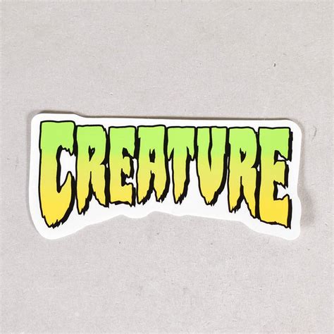 Creature Skateboards Creature Logo Sticker Accessories From Native