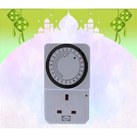 lemax 13amp plug in timer shopee malaysia